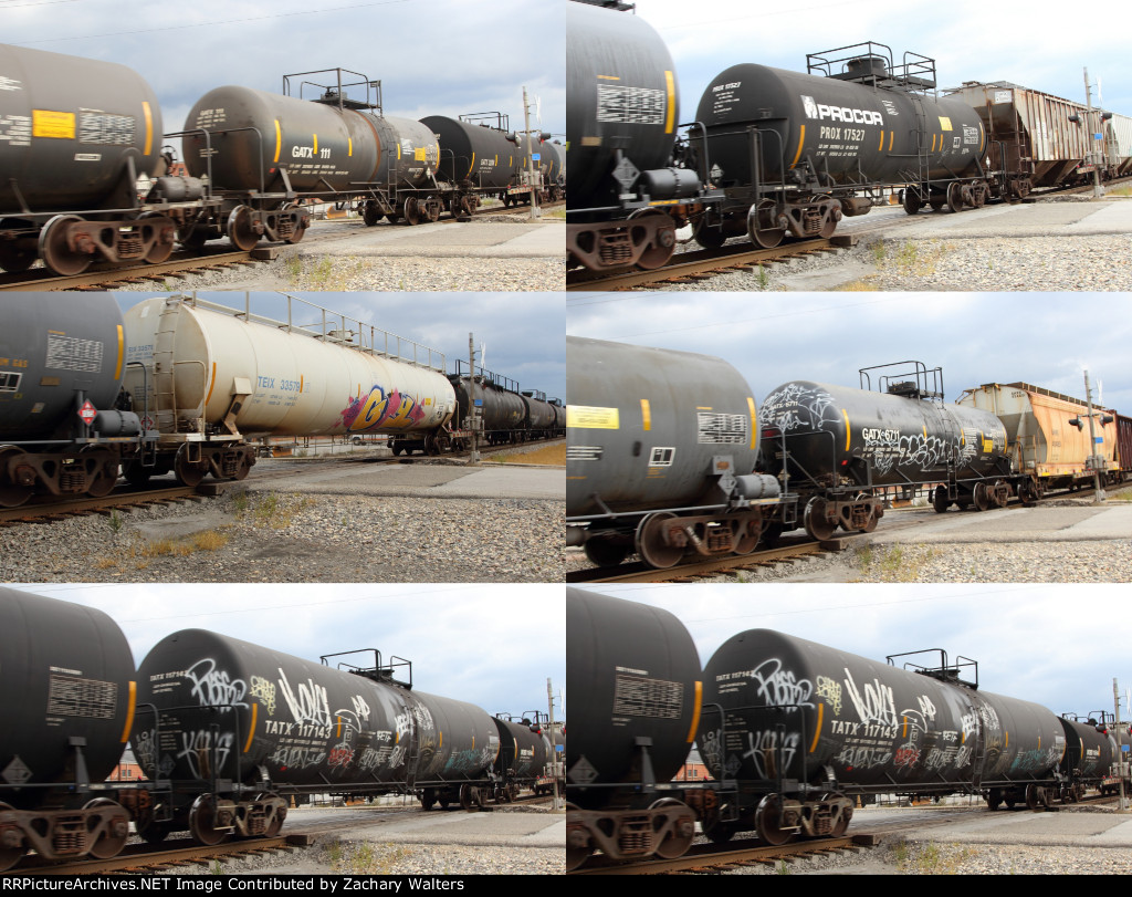 GATX PROX TEIX TATX Tankcars